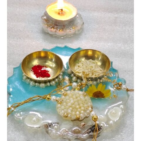 Customize Resin Tilak thali - Past Cart